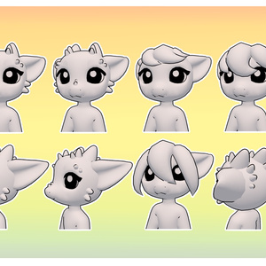 Floppy the Bunny VRChat Kemono Furry Avatar - drawforfood - BOOTH