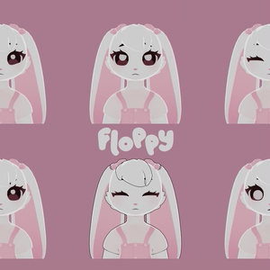 Wuffle, Chibi/Kemono Furry Puppy (Fallback+Quest+PC) Base VRChat Avatar ...