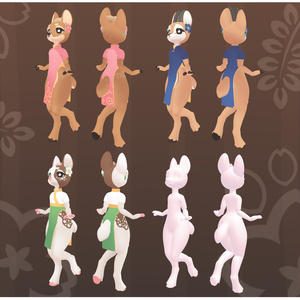 Floppy the Bunny VRChat Kemono Furry Avatar - drawforfood - BOOTH