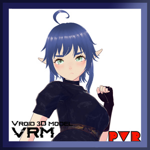 Original 3D vrm model (Lilly) VRChat/Vtuber - PixeledVR - BOOTH