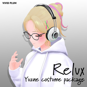 『ユズネ-Yuzne-』オリジナル3Dモデル 本体パッケージ - VIVID PLUM - BOOTH