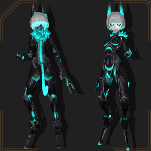 【オリジナル3Dコスチューム】CYANT - M.E.G.A Chassis Pack [シアント] [VRC] - polybunny ...