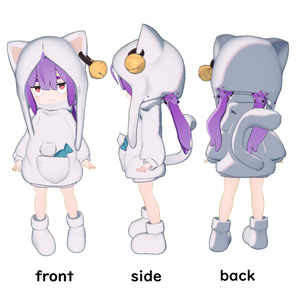 【ルルネ対応】Chinatwin【3Dモデル】 - neko - BOOTH