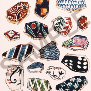 「ドアを手で」ステッカー 大 - uououo - BOOTH