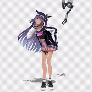 Nikke Game Rapi vrm for Free 無料 not made from Vroid - vTuber ホームセンター ...