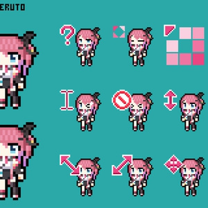 Hex Haywire Mouse cursor pack 3.1 - shu3holic - BOOTH