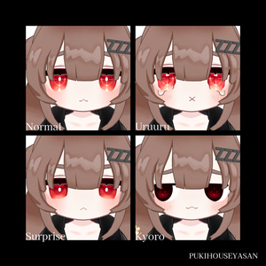 PUKI 1 EYE TEXTURE - ぷきはうすやさん - BOOTH