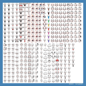 【Live2D】Customizable Chibi Model Type-H1 (V1.4) - 0x4682B4's Shop - BOOTH