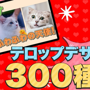 【時短】Photoshop 「テロップデザイン100種類」FILE01 - talop - BOOTH