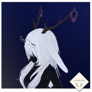 [VRChat] 龍化(角2種＋尻尾) for墨惺【3Dモデル】 - Hemlighet-Deer - BOOTH