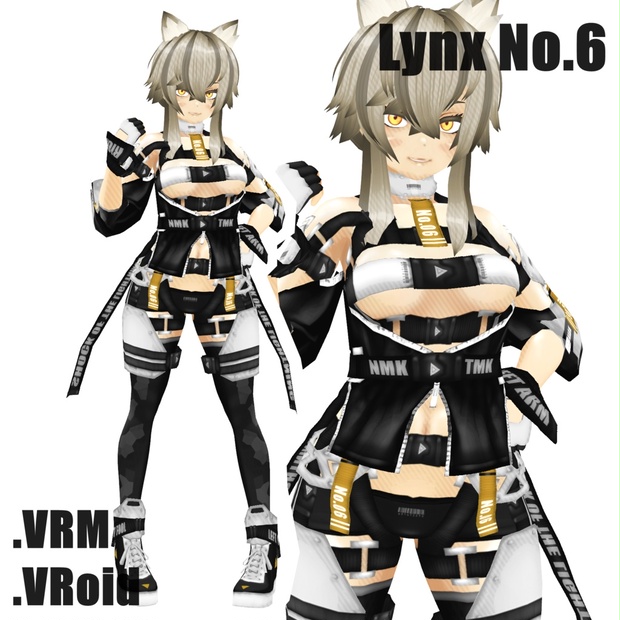 ''Lynx No.6'' VRM.VRoidモデル - YSSS. - BOOTH