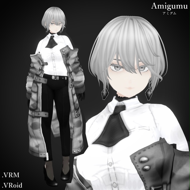 " Amigumu(アミグム) " VRM.VRoidモデル - YSSS. - BOOTH