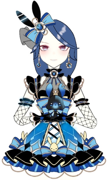 Black Rabbit - Mika’s Vtuber Booth - BOOTH