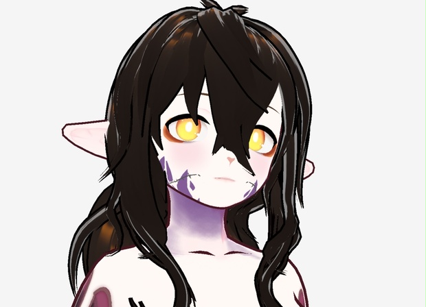 Magic Scars - VRoid Body + Face Textures - BitPixelatedshop - BOOTH