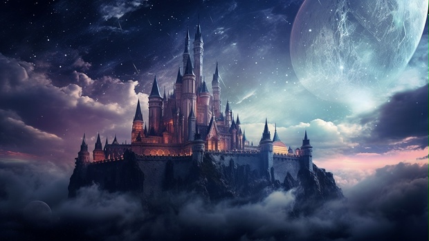 FREE Castle Digital Wallpaper - pixelnook - BOOTH