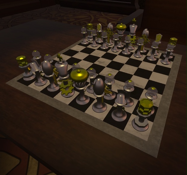 Steampunk chess board【VRChat向け】 - Remit General factory - BOOTH