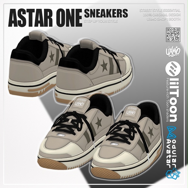 [SHOES][003] - ASTRA ONE / SNEAKERS - UXMO - BOOTH