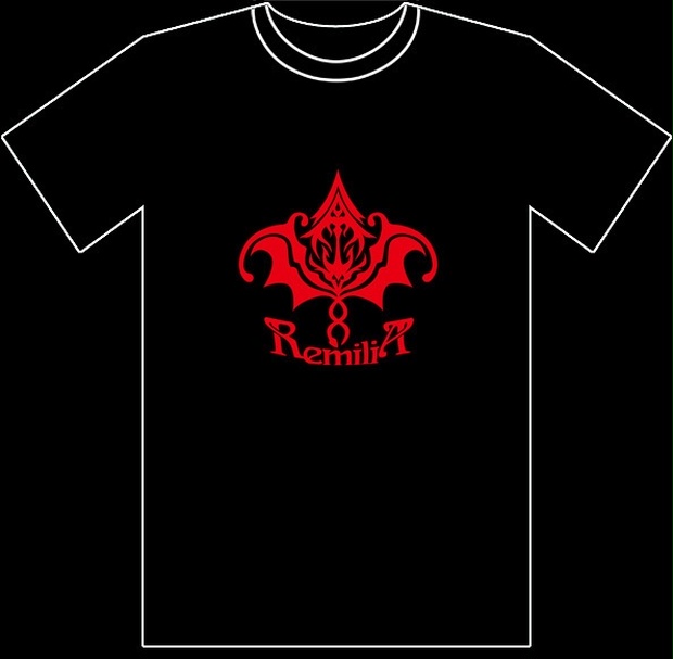 【手刷り】東方Tシャツ レミリア「グングニル」Mサイズ - n dash plus - BOOTH