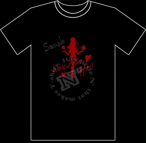 【手刷り】シルエットTシャツ ヘカーティア・ラピスラズリ - n dash plus - BOOTH