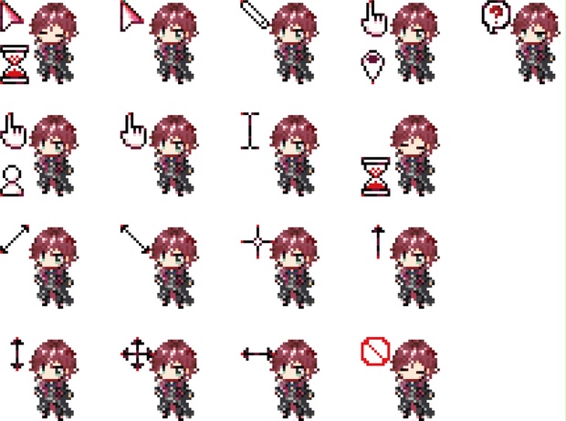 ローレン・イロアス マウスカーソル - am 8:03 - BOOTH