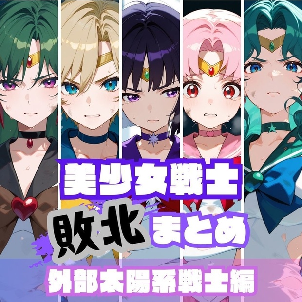 美少女戦士敗北まとめ 外部太陽系戦士編 - memento-forest - BOOTH