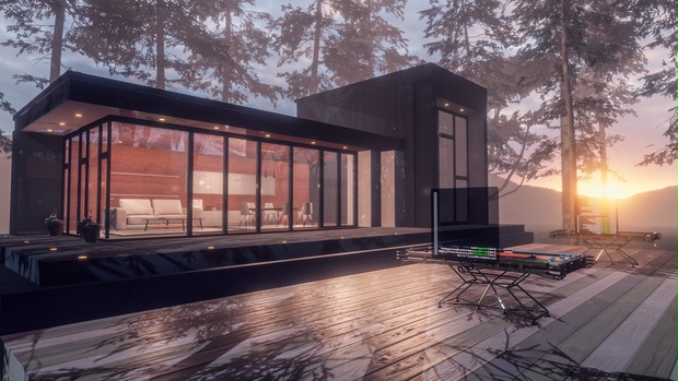 【VRChat Modern Villa / モダンヴィラ】 - Animus VR Productions - BOOTH