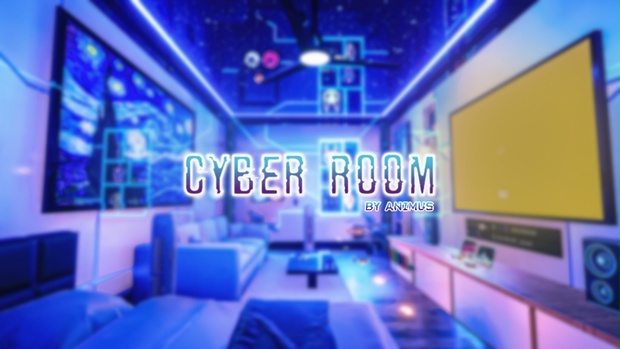 【VRChat Cyber Room】 - Animus VR Productions - BOOTH
