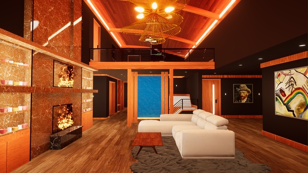 【VRChat Modern House】 - Animus VR Productions - BOOTH