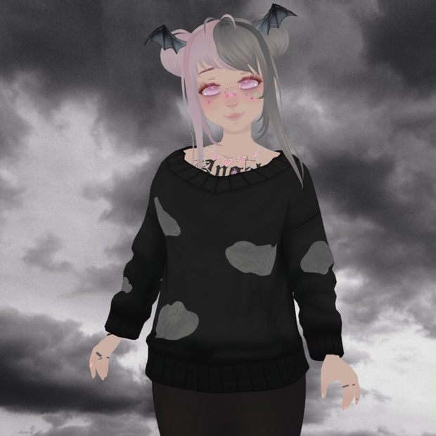 Cloudy Day Sweater - VRoid - Ryxxie_ET - BOOTH