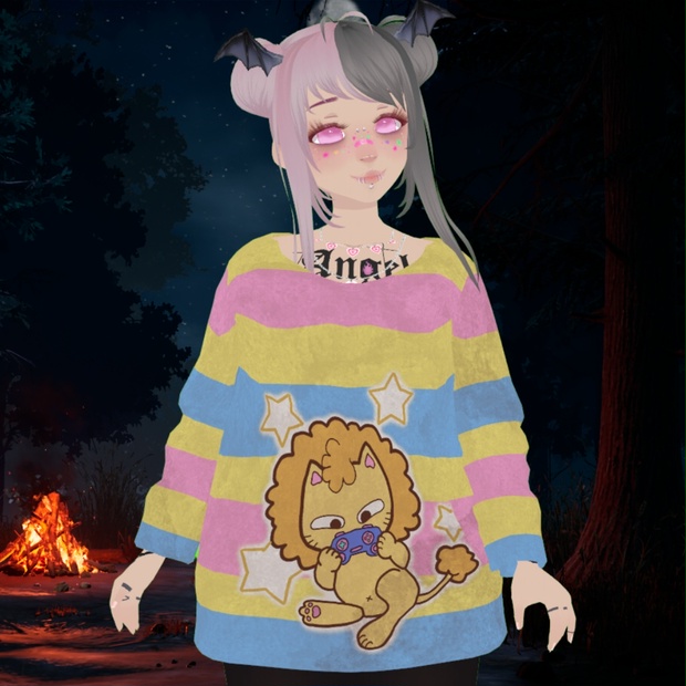 Feng Min's "Shining Lion" Sweater - VRoid - Ryxxie_ET - BOOTH