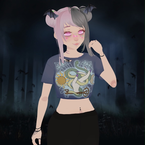 Mikaela Reid "Moonstone Performance" Top - VRoid - Ryxxie_ET - BOOTH