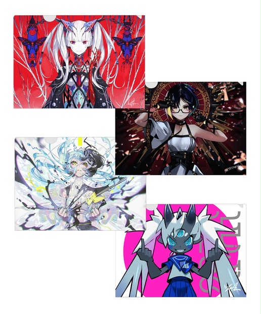 クリアファイルセットA（4枚入り） - SSS by applibot - BOOTH