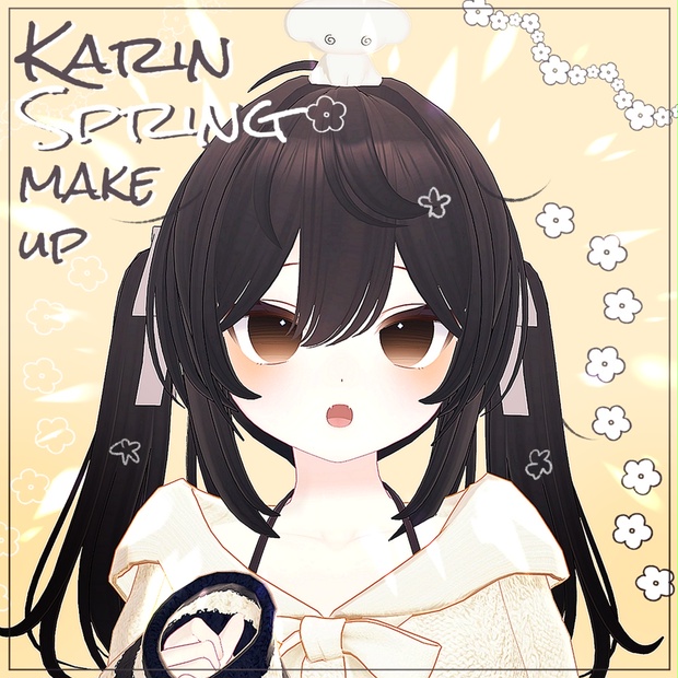 ♡Karin :: カリン♡ Karin Spring make up & body texture + eye texture ♡メイク ...