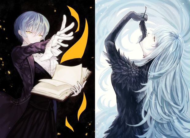 【LOR】アンジェラポストカード2枚セット - spaghetti nero - BOOTH