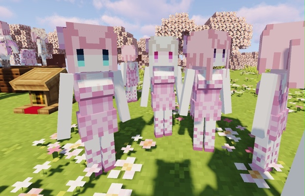 Melody's Cute Girl Villagers Minecraft Resource Pack Early Access ...
