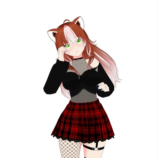 Red Panda vtuber vroid - Meira Rune - BOOTH