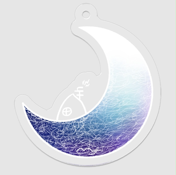 [004] Moonlight Drop アクリルキーホルダー（コーティング） - Myuu as [m] - BOOTH
