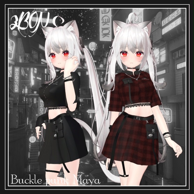 Buckle punk (Maya) - 3BON - BOOTH