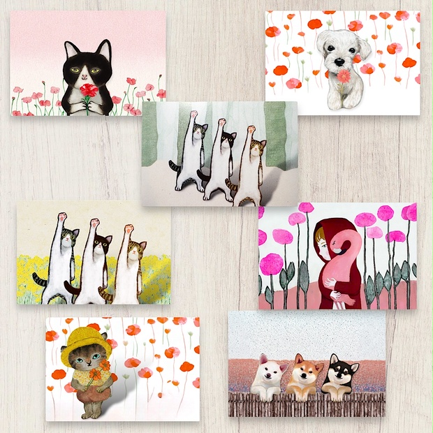 ポストカードセット（7枚セット） - hiish - BOOTH