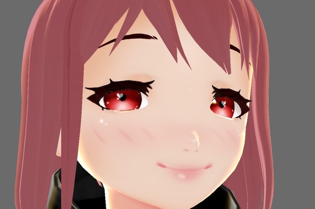 Red heart eyes vroid - CovenantCouture - BOOTH