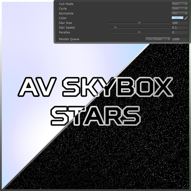 AV Skybox Stars [Shader] - DeltaGem Shaders - BOOTH