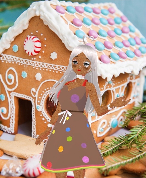🍩Gingerbread girl vrm🍩 - Moon Miracle - BOOTH