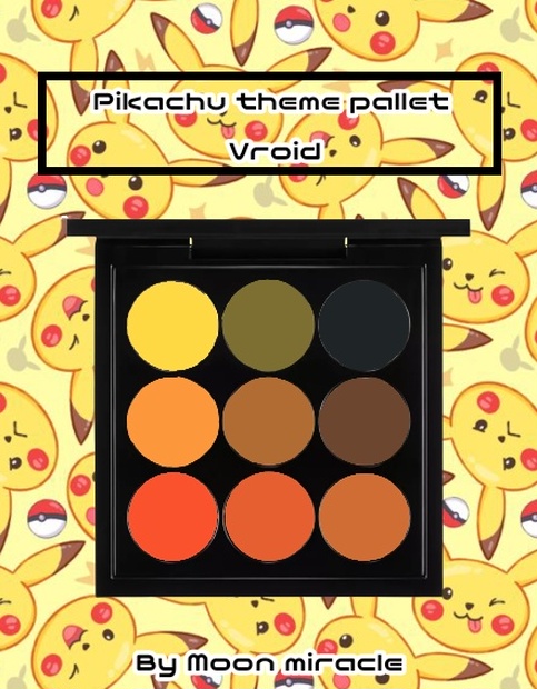 Pikachu eyeshadow theme palette - Moon Miracle - BOOTH
