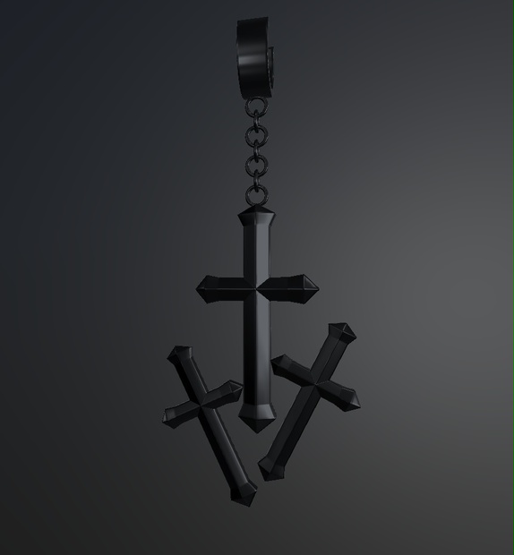 Crooss_EarRing - Laziness - BOOTH