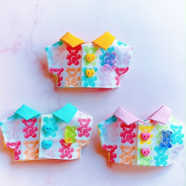 Gummi Bear Shirt🧸🩵💛🩷 - melaleuca - BOOTH