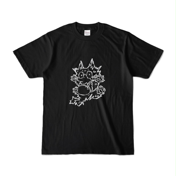 びっくりハイロくんTシャツ:黒 - more-cats - BOOTH