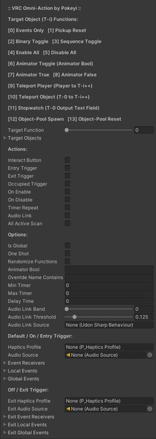 VRChat Omni-Action - UdonSharp Script Tool - Pokeyi - BOOTH