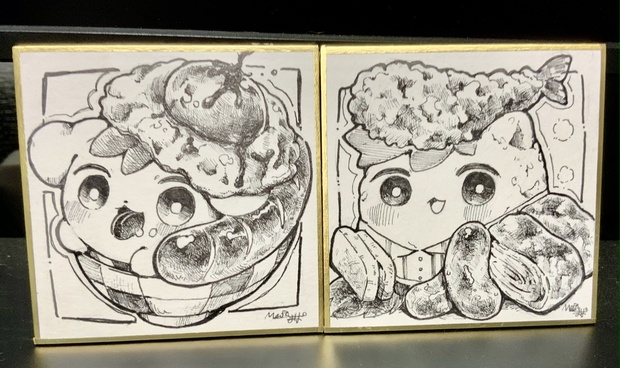 OMOCHI色紙 - ガラクタカラバコ - BOOTH