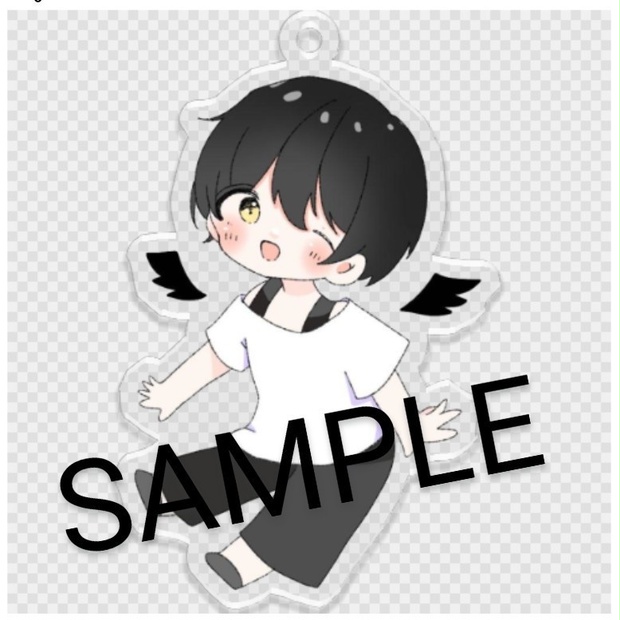 アクリルキーホルダー(ミニキャラ) - key-ampm - BOOTH