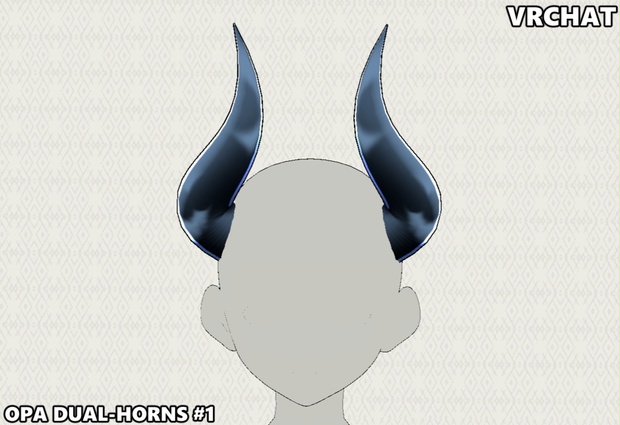 VRCHAT - OPA DUAL-HORNS #1 - OPA MODEL SHOP - BOOTH